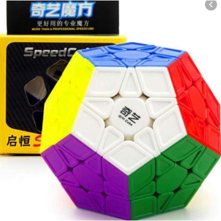 Jual Rubik Qiyi Megaminx Stickerless sculptureSpeed cube 3x3 Qiheng ...