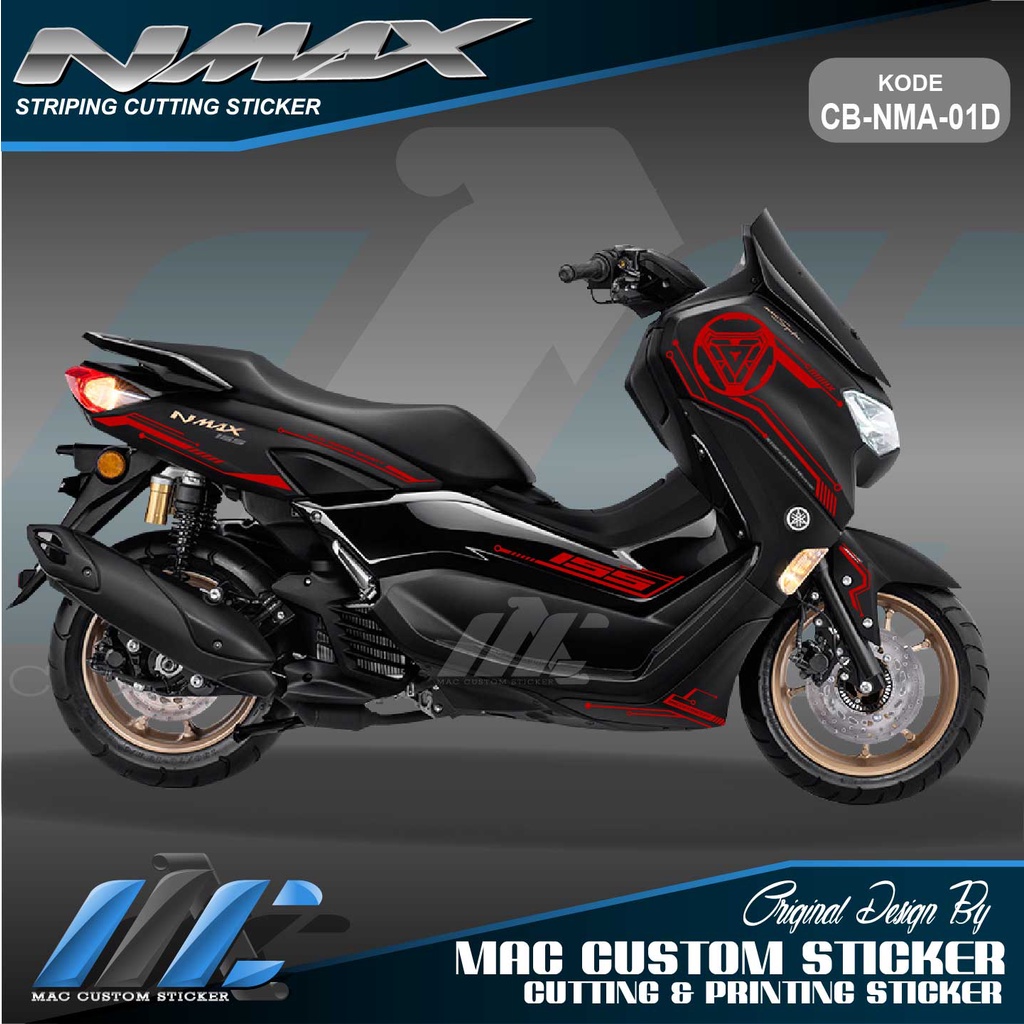 Jual CUTTING STICKER NMAX NEW - STIKER NMAX 2020 - UNTUK NMAX BIRU - CB ...