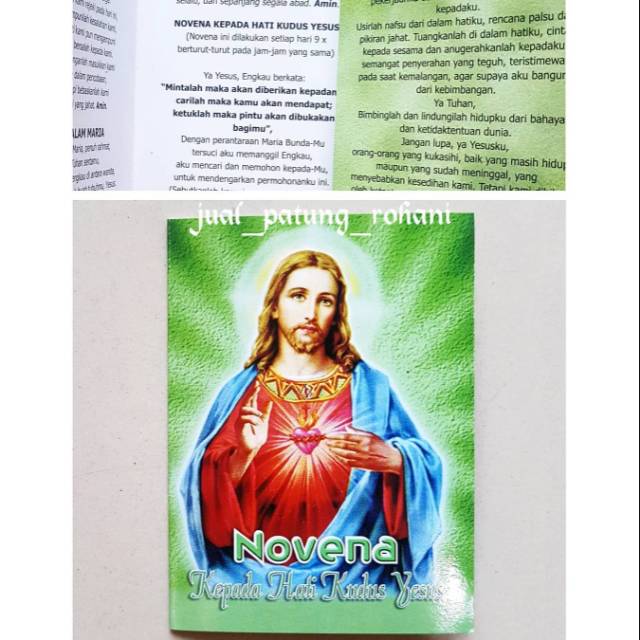 Jual Lembar Doa Novena Hati Kudus Yesus kecil | Shopee Indonesia
