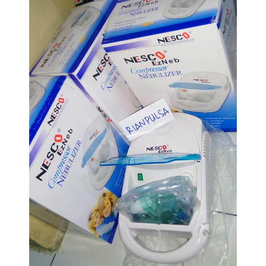 Jual Nebulizer nesco ezneb Nebu Terapi Uap Alat Pernafasan Dahak Batuk ...