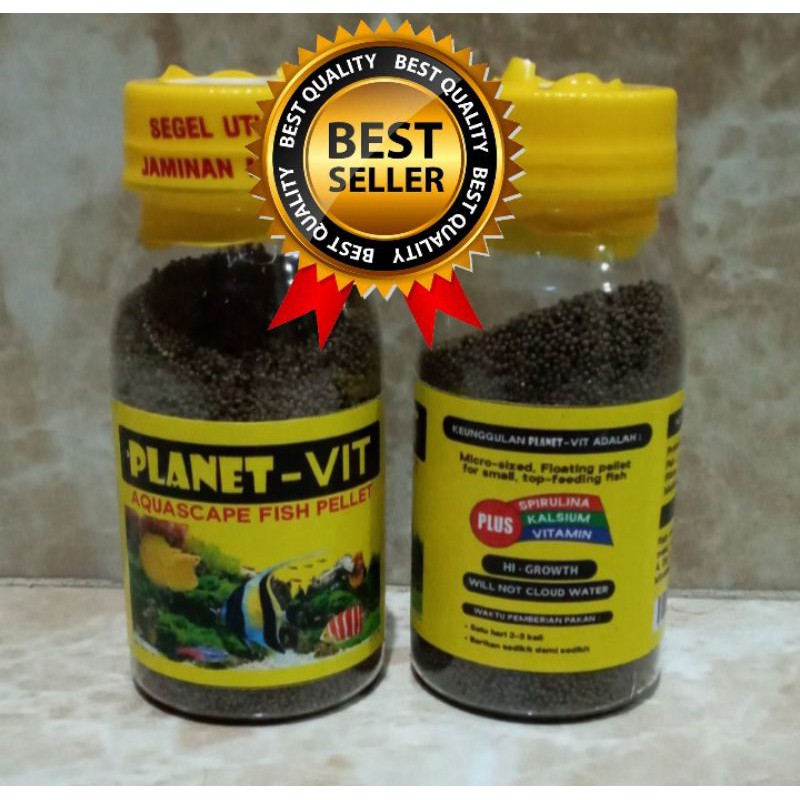 Jual PLANET VIT Makanan/Pakan/Pelet Ikan Kecil Aquascape & lainnya ...