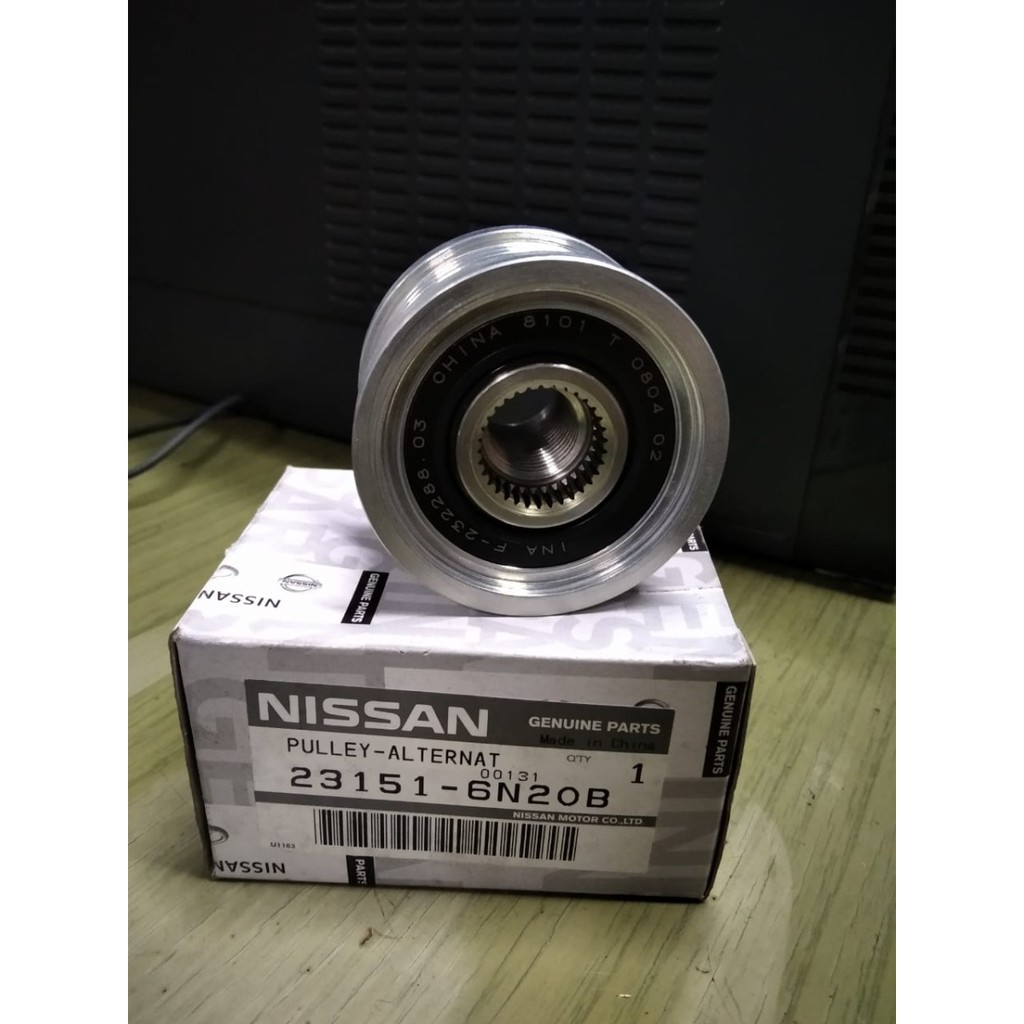 Jual PULLEY ALTERNATOR NISSAN XTRAIL T31 23151-6N20B ORISINIL | Shopee ...