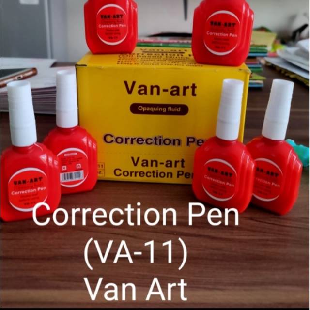 Jual Corection fluid,tip- ex cair botol merah, corection pen botol ...