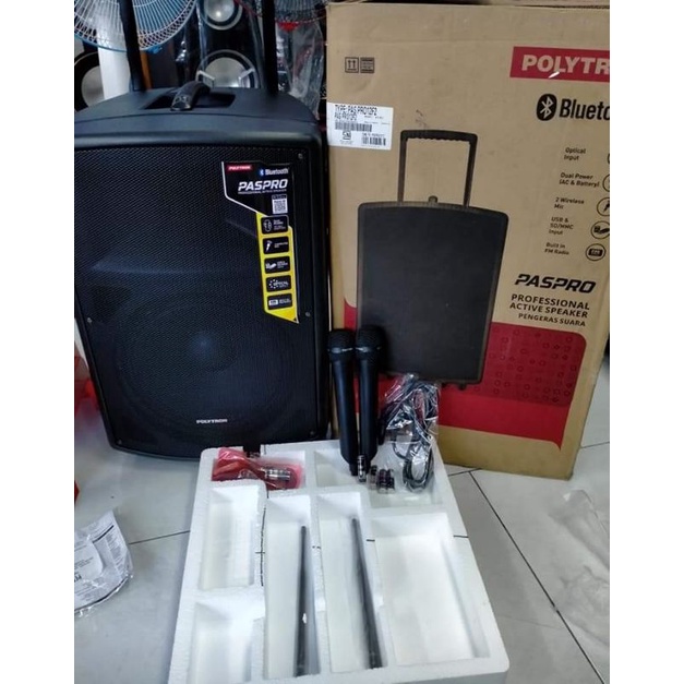 Jual Speaker Portabel POLYTRON PASPRO 15 inci | Shopee Indonesia