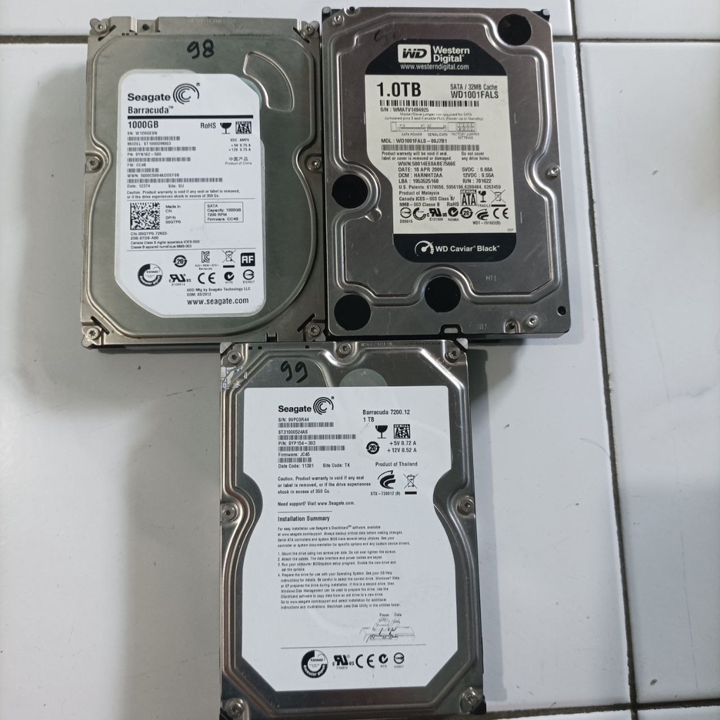Jual Hardisk HDD 1TB 1000GB Sata For PC | Shopee Indonesia