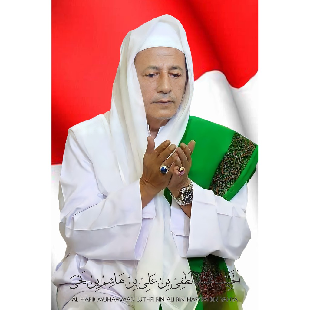 Jual poster habib luthfi bahan luster cetak uv | Shopee Indonesia
