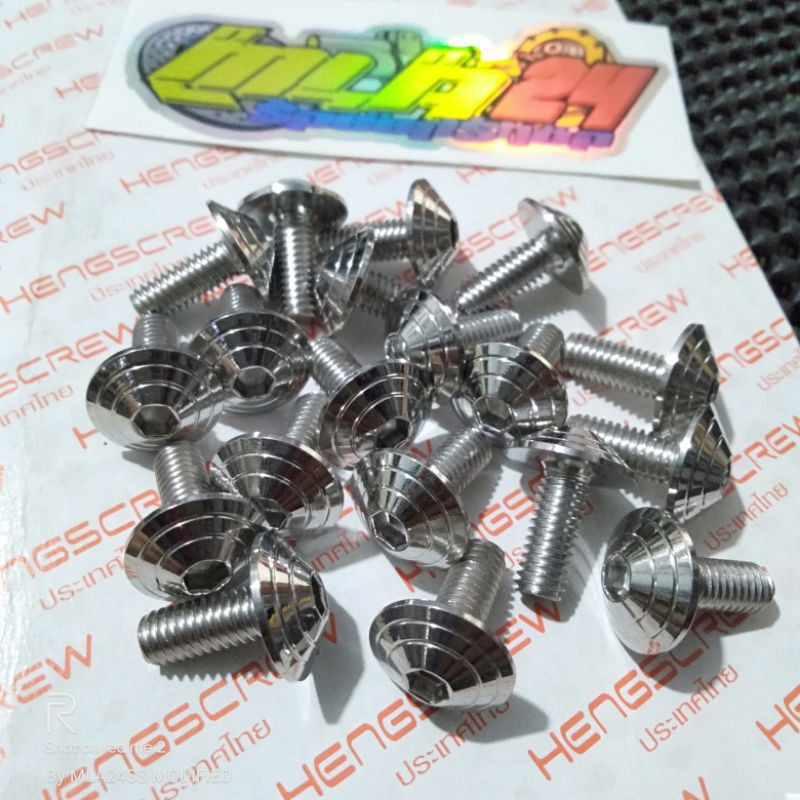 Jual baut probolt stanlis spiral Heng thailand baut 10 atau baut M6x15 ...