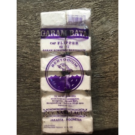 Jual Garam Bata isi 12 Cap Flipper / Garem Bata / Garam Dapur / Garam ...