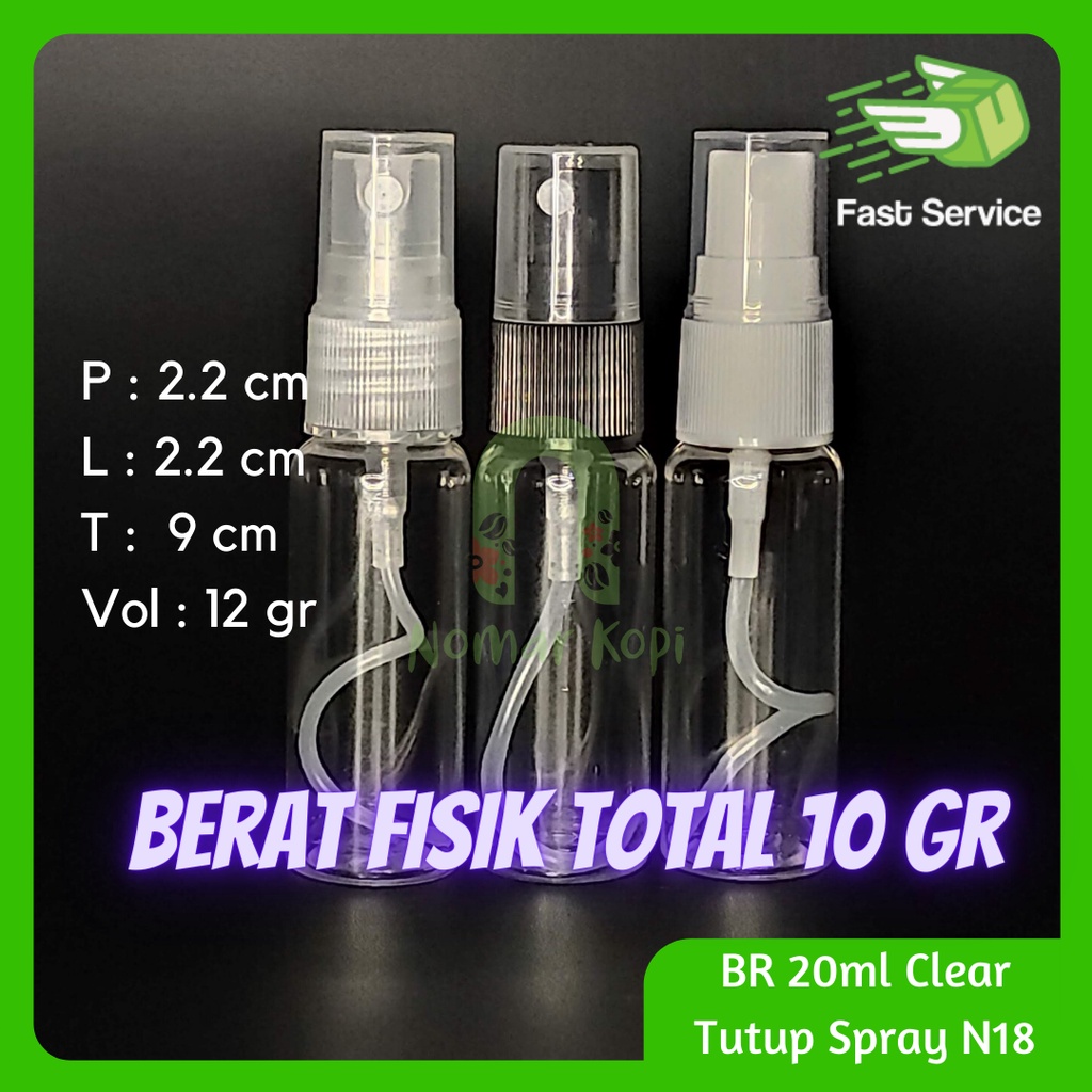 Jual Botol Spray 60ml Clear Tebal Hand Sanitizer Disinfektan Cleaner Parfum Neck 18 | Shopee ...