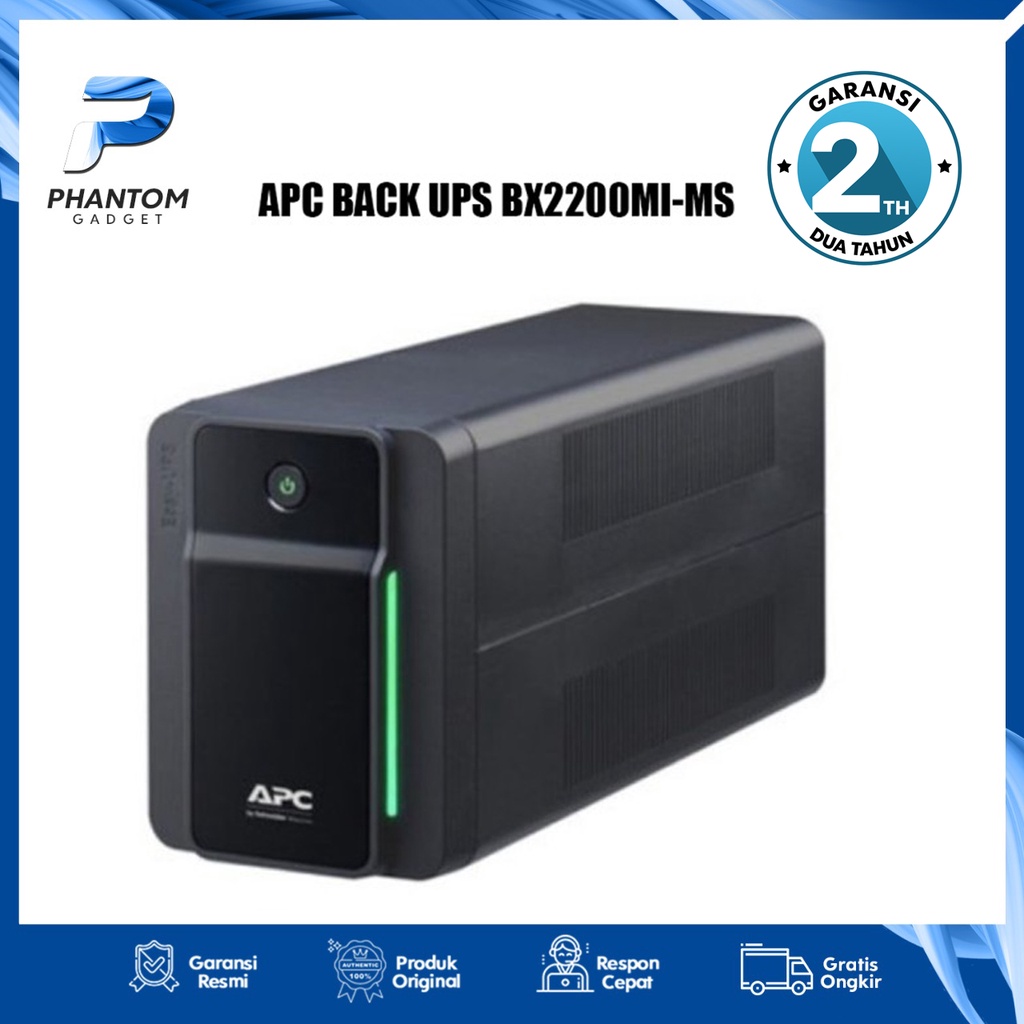Jual UPS APC Back UPS BX 2200VA 1200W BX2200MI-MS - Original Garansi 2 ...