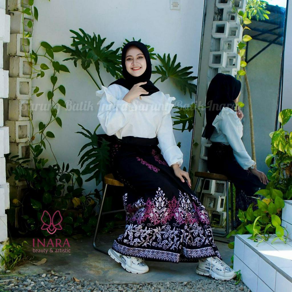 Jual Sarung Batik inara sarung Batik cap asli khas pekalongan | Shopee ...