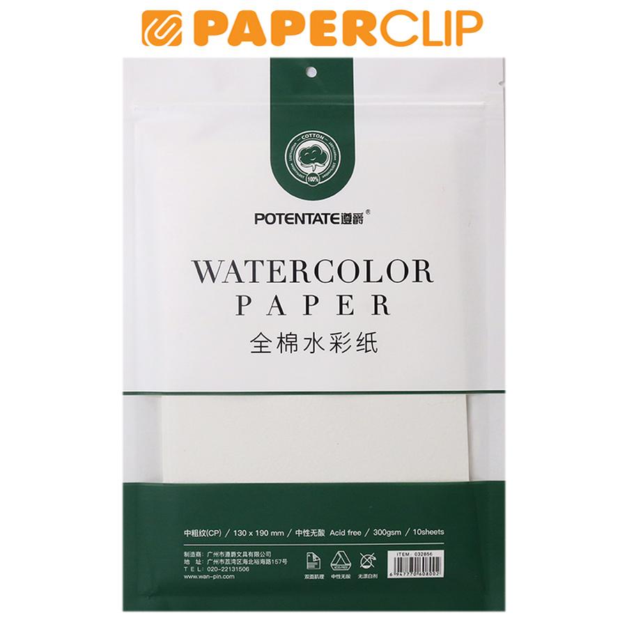 Jual WATERCOLOR PAPER POTENTATE 100% COTTON 032856 13X19CM COLD PRESSED ...