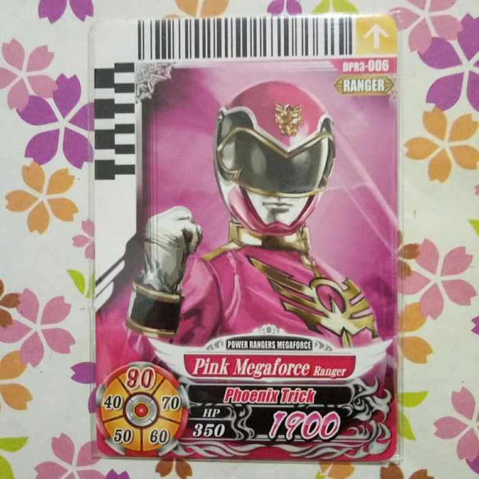 Jual power ranger card battle normal ranger pink megaforce 2 v3 ...