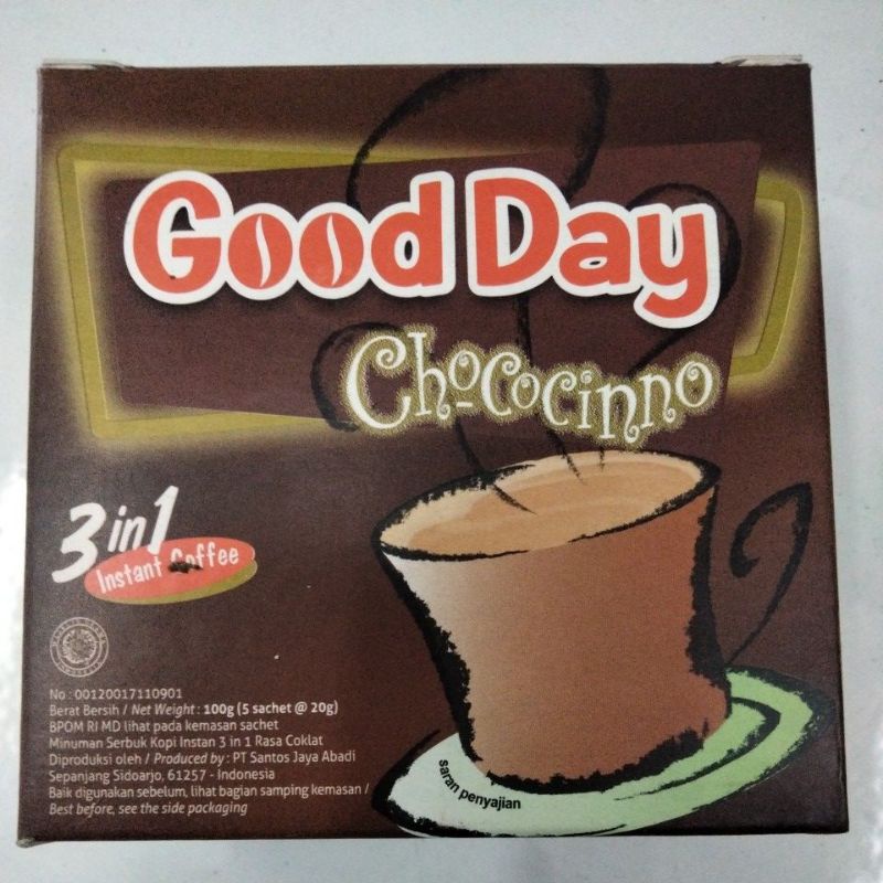 Jual Good day chococinno dus isi 5 sachet | Shopee Indonesia