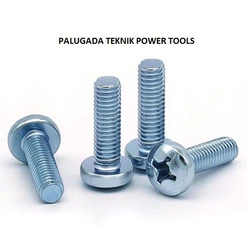 Jual Baut JP m4 x 10 putih / skrup 4 x 10 putih Panjang 1 cm | Shopee Indonesia