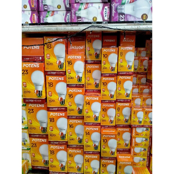 Jual Bulb Potens Glory Lampu Led Potens 3W 8W 10W 14W 16W 18W 23W ...