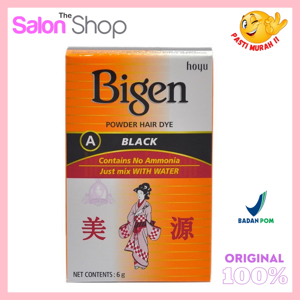 Jual Bigen Powder Hair Dye 6gr / Semir Rambut | Shopee Indonesia