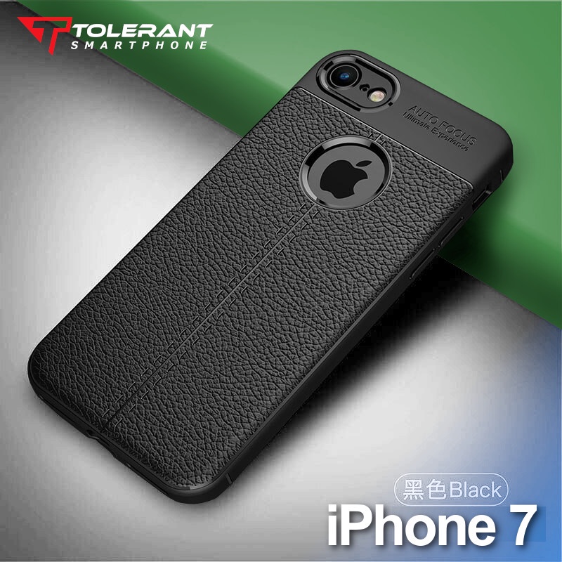 Jual IPHONE 7 IPHONE 8 AUTO FOCUS CASE SILICON BLACK MATE CASING SARUNG ...