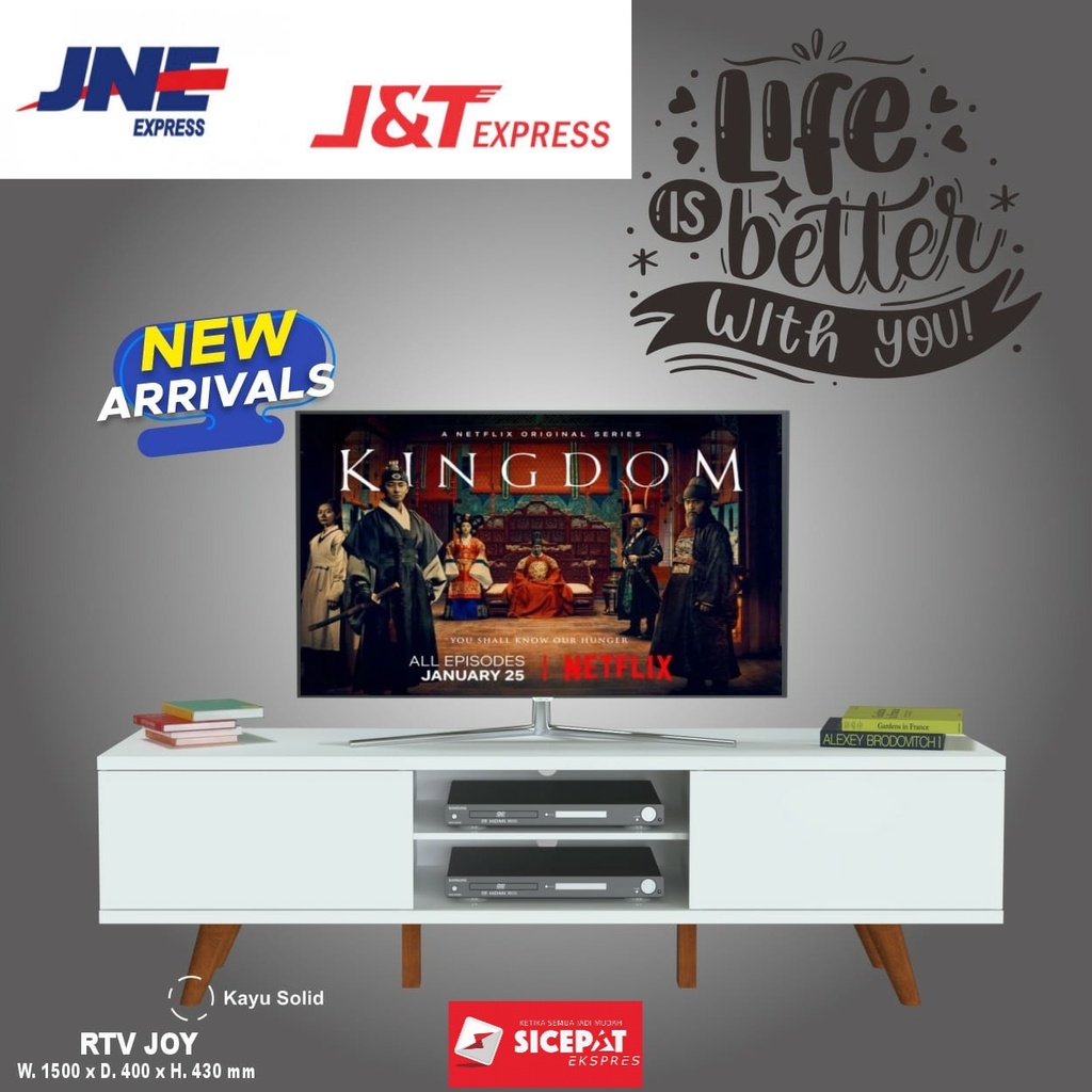 Jual Meja / Rak TV Joy Minimalis Modern (Cargo) | Shopee Indonesia