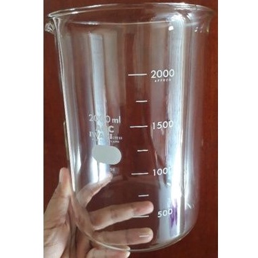Jual BEAKER 2000 ML IWAKI BEAKER GLASS 2000 ML IWAKI BEAKER GLASS 2L ...