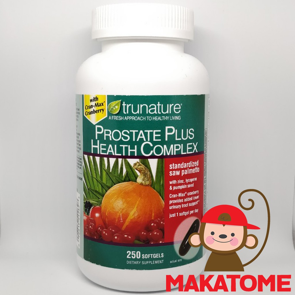 Jual TRUNATURE Prostate Plus Health Complex 250 softgels Saw Palmetto ...
