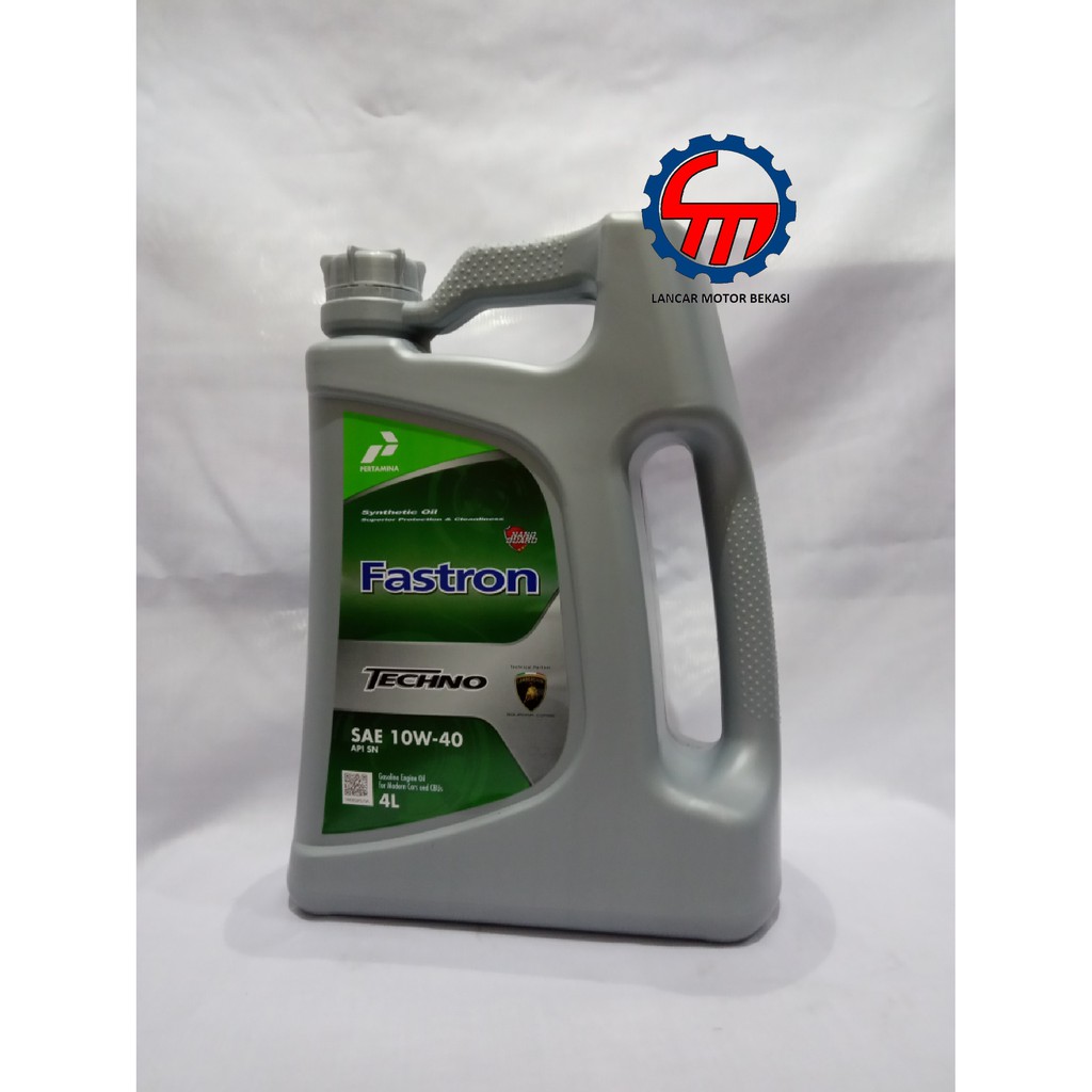 Jual Oli Pertamina Fastron Techno SAE 10W-40 4 Liter Asli Original ...