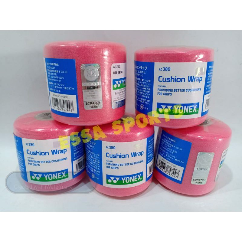 Jual CUSHION WRAP YONEX AC380 BUSA GRIP RAKET BADMINTON AC380 YONEX ...