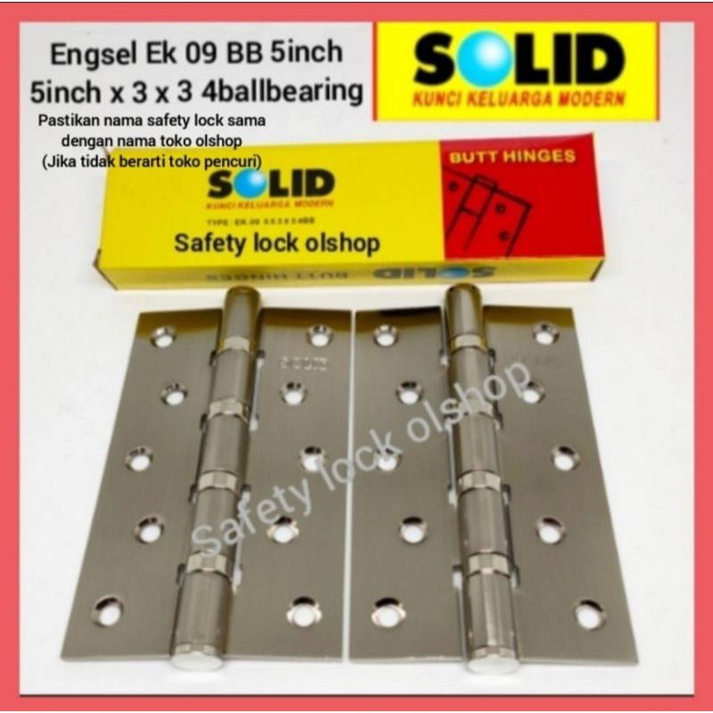 Jual engsel pintu Ek 09 BB 5inch solid | Shopee Indonesia