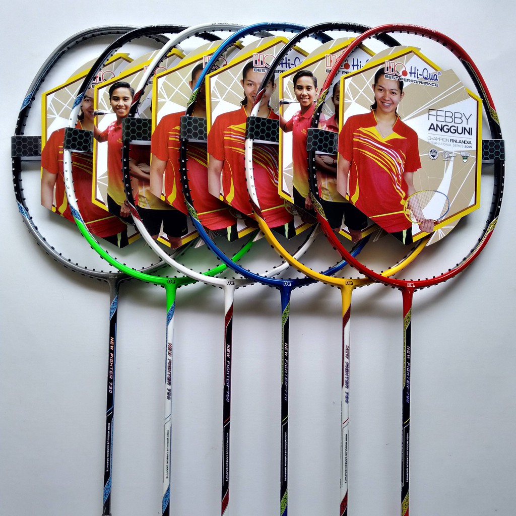 Jual Raket Badminton Hi-Qua NEW FIGHTER Raket HiQua ORIGINAL + PACKING ...