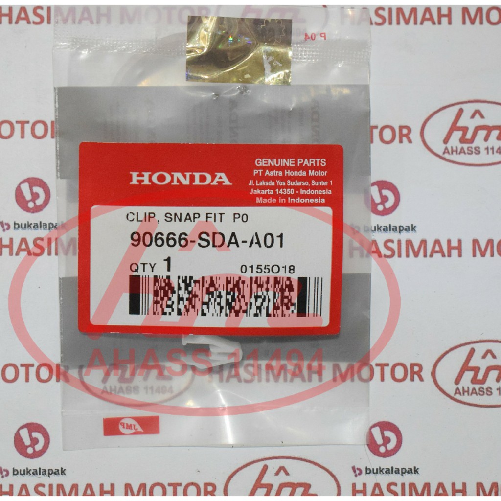 Jual CLIP BODY (CLIP SNAP FIT (P0)) HONDA BEAT ESP NEW, CBR 150, SPACY ...