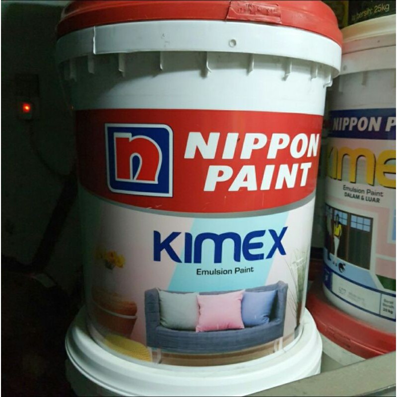 Jual Cat Tembok KIMEX Putih 20 kg BS-9102 NIPPON PAINT | Shopee Indonesia