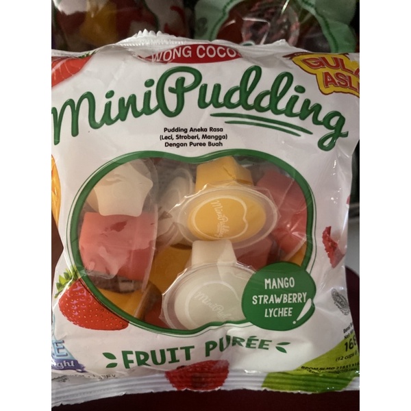Jual Wong Coco Mini Pudding isi 12cup/168gr | Shopee Indonesia