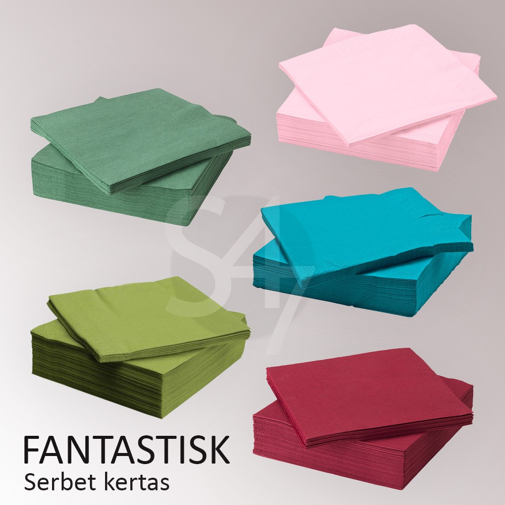 Jual FANTASTISK Serbet kertas / TISUE / serbet kertas isi 50 p TISU ...