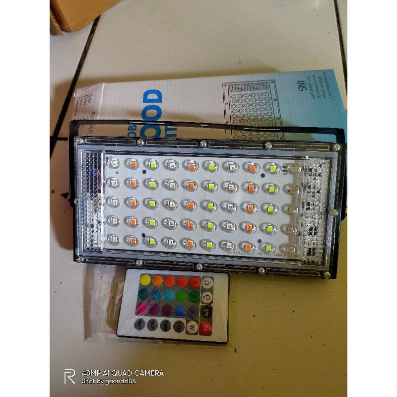 Jual Lampu led 50 watt RGB dan Arus DC | Shopee Indonesia
