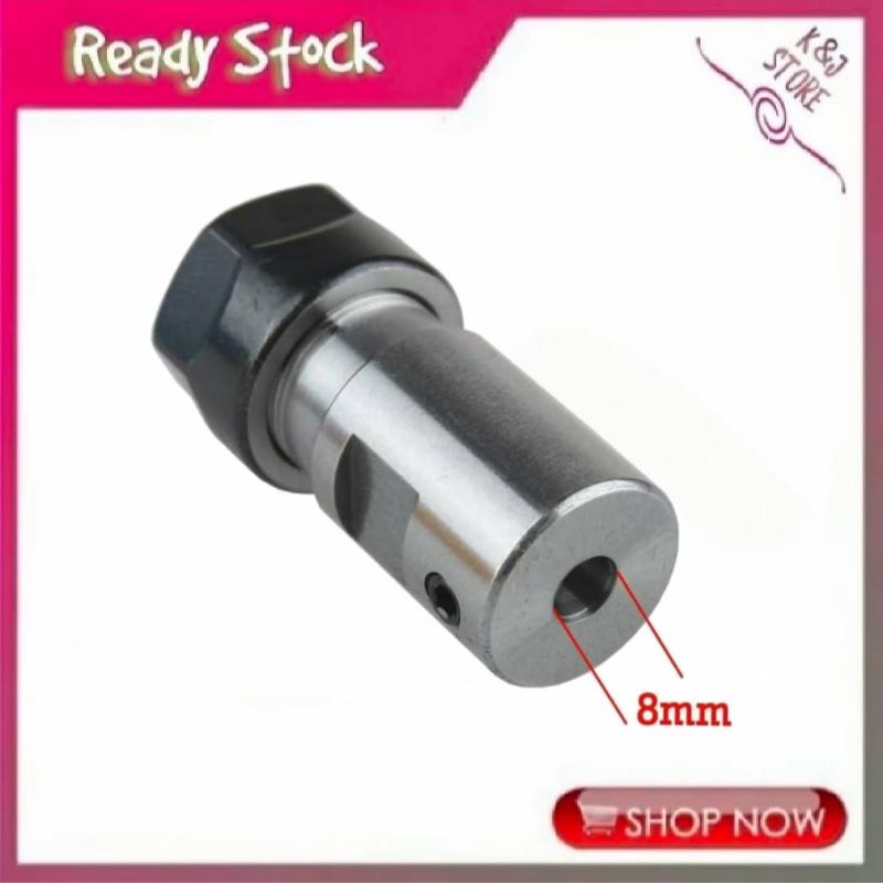Jual ER11 8mm Shaft Spindle Motor Adapter Extension Collet Chuck Router ...