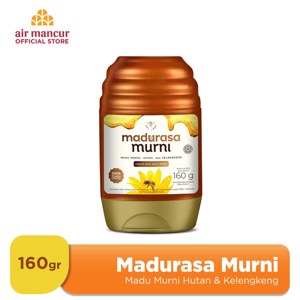 Jual Madurasa Murni 160gr - Madu Asli Randu Madu Hutan Kelengkeng | Shopee Indonesia