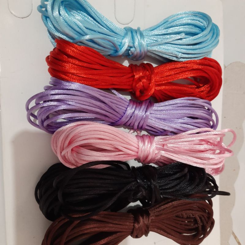 Jual Tali satin /tali cina 2mm METERAN | Shopee Indonesia