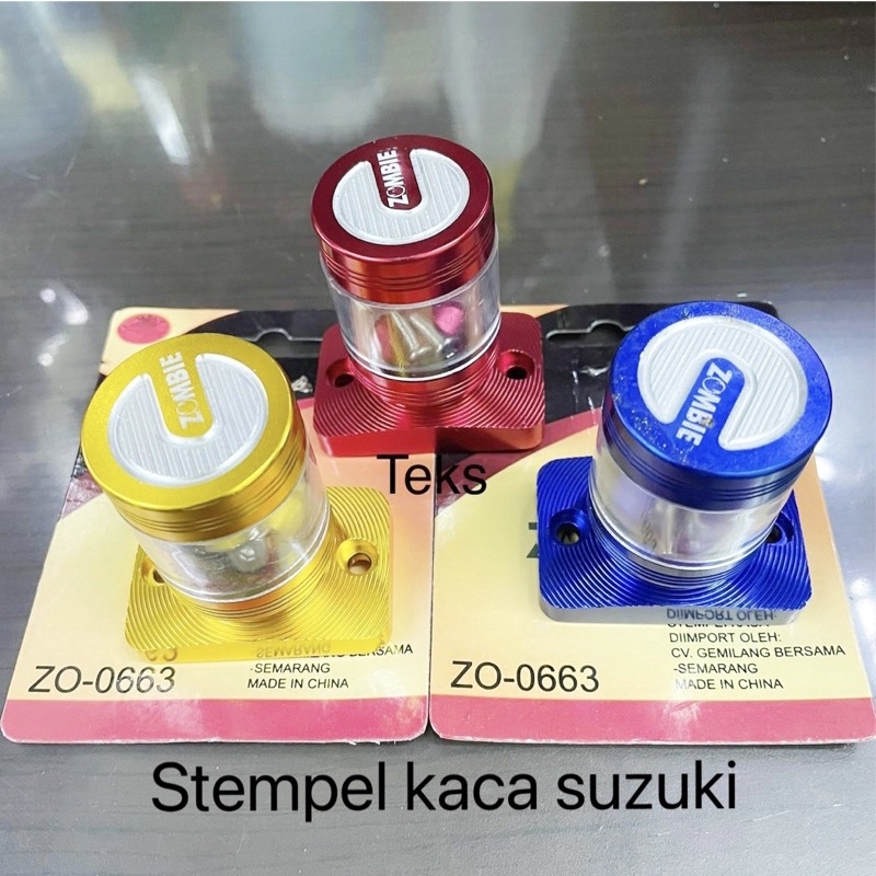 Jual stempel kaca / tabung minyak rem depan / stempel tabung kaca motor ...