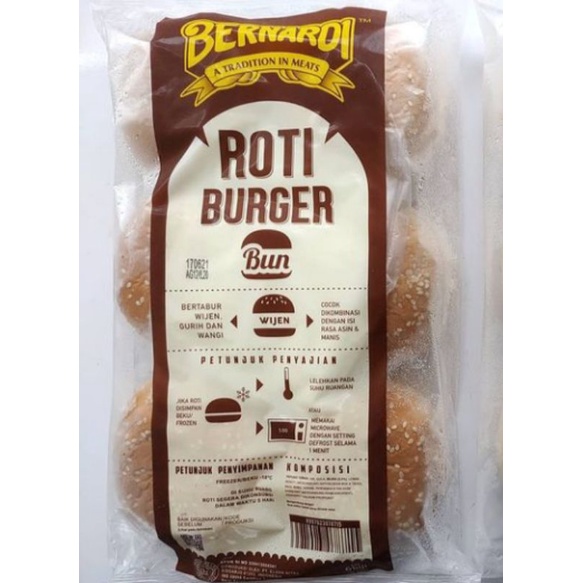 Jual Roti Burger Bernardi isi 6 | Shopee Indonesia
