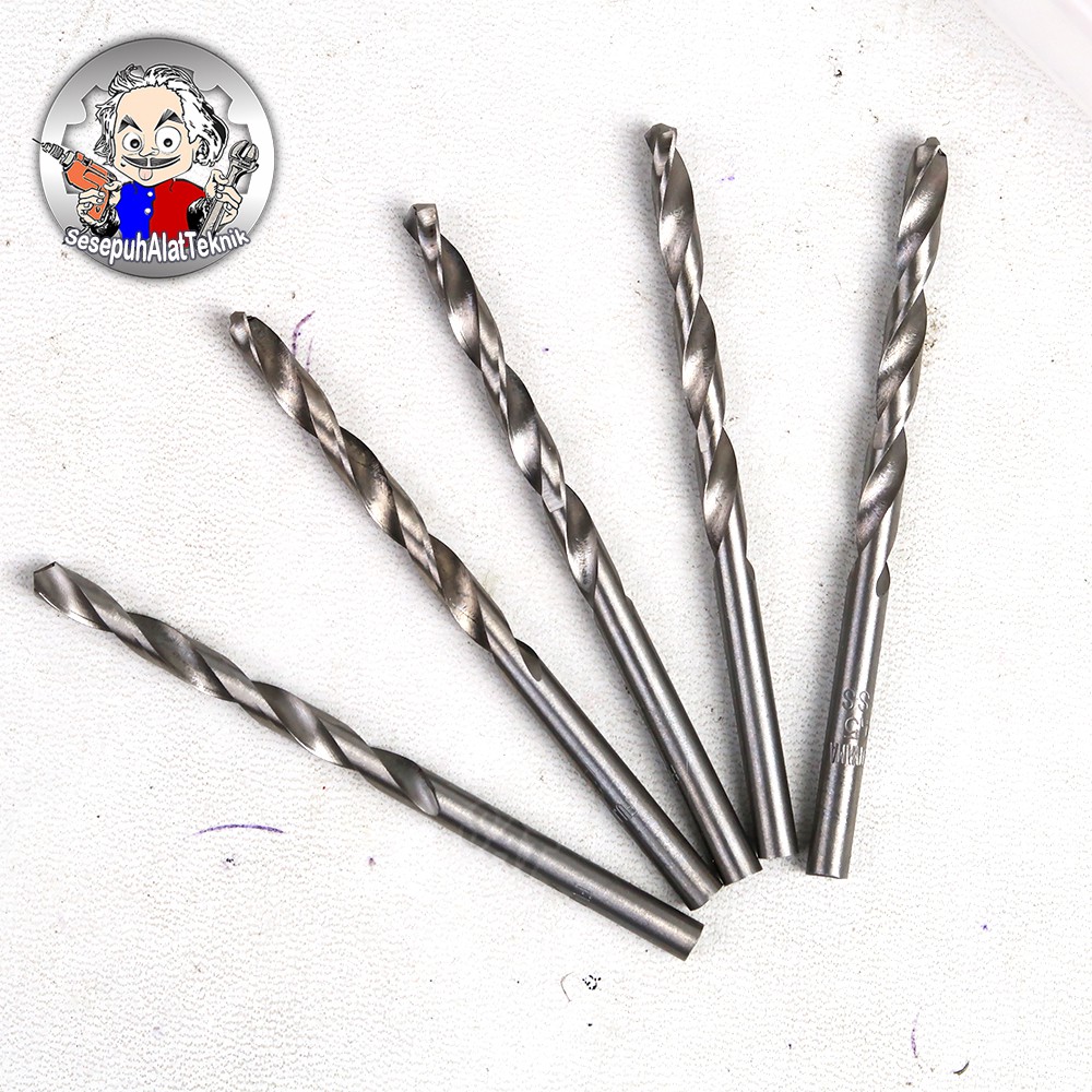 Jual Mata Bor Besi HSS 4,5mm FUJIYAMA / Mata Bor Besi 4.5 mm FUJIYAMA ...