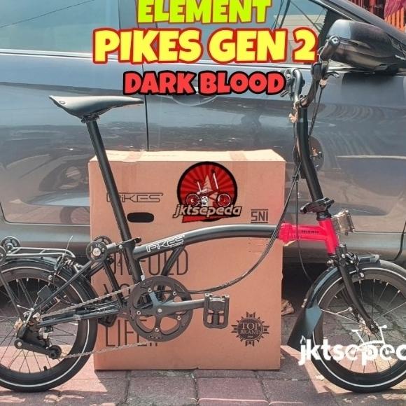 Jual Sepeda Lipat Element Pikes Gen 2 Nature | Shopee Indonesia