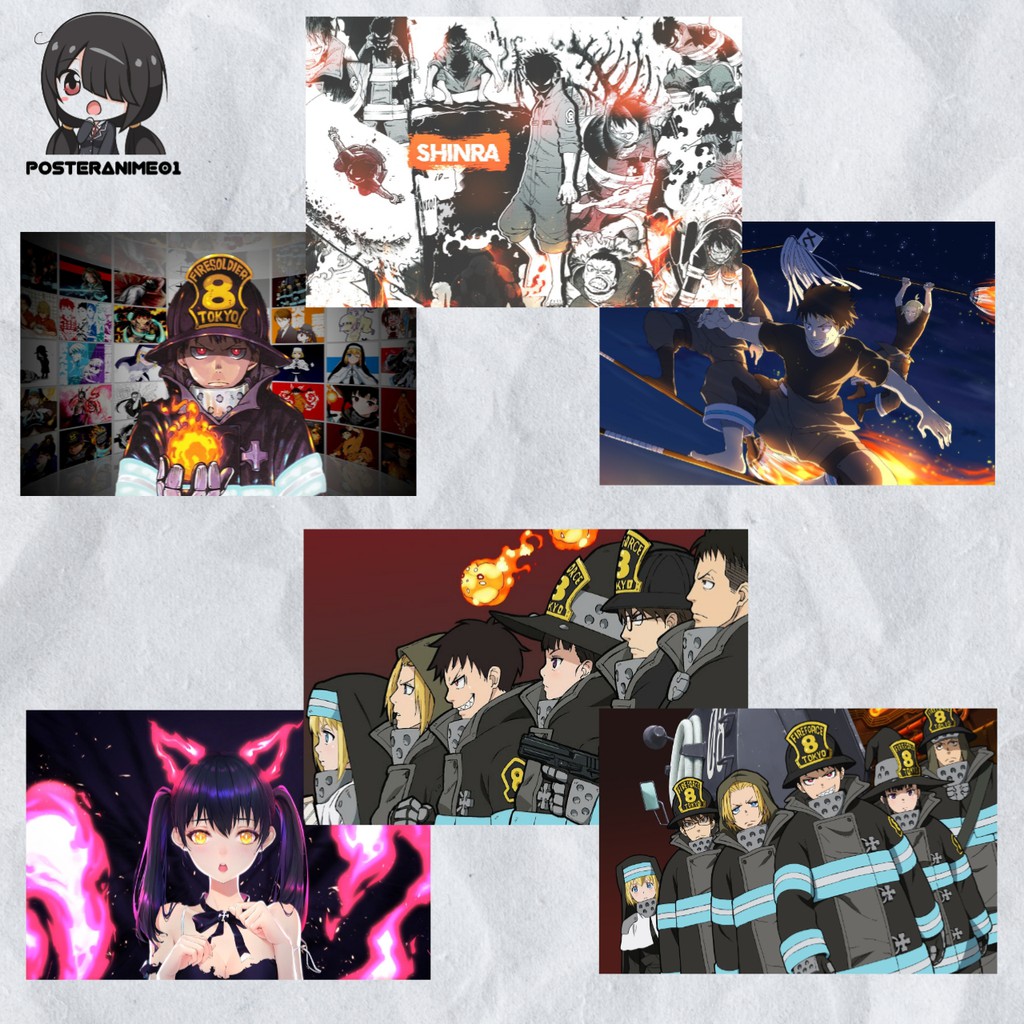 Jual Poster Anime enen no shouboutai fire force #4 | Poster enen no ...
