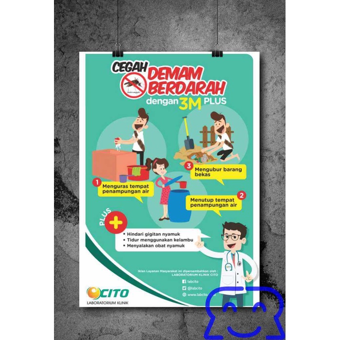 Jual Poster Pencegahan DBD (Demam Berdarah Dengue) | Shopee Indonesia