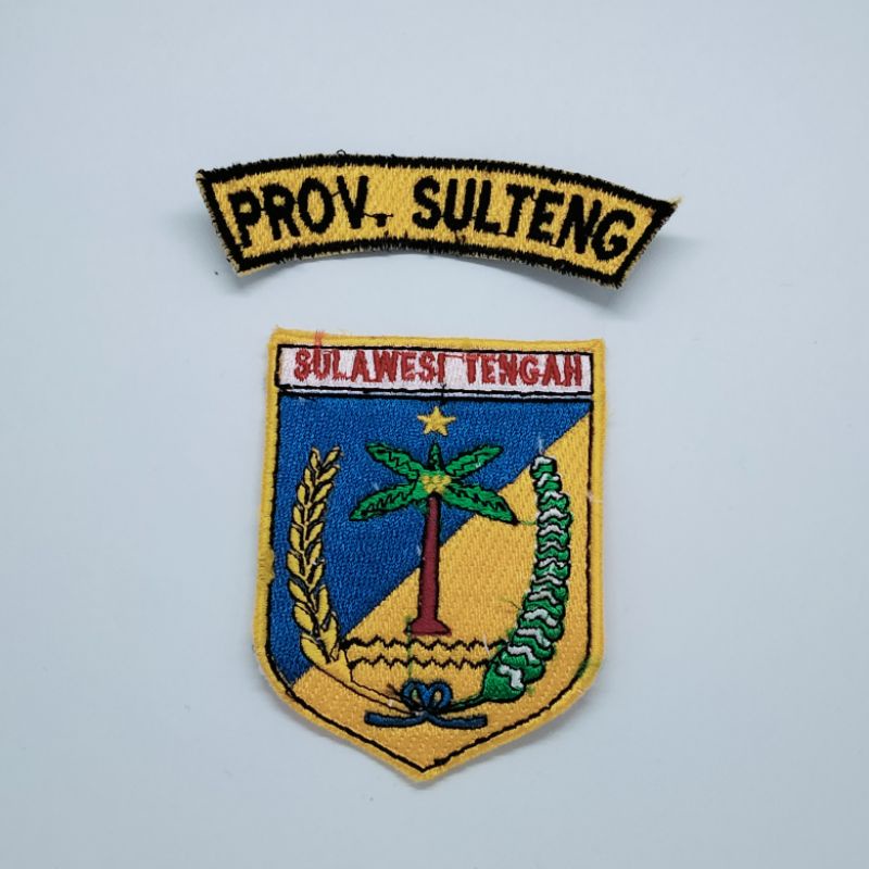 Jual Logo Bordir Provinsi Sulawesi Tengah / Logo Provinsi Sulawesi ...