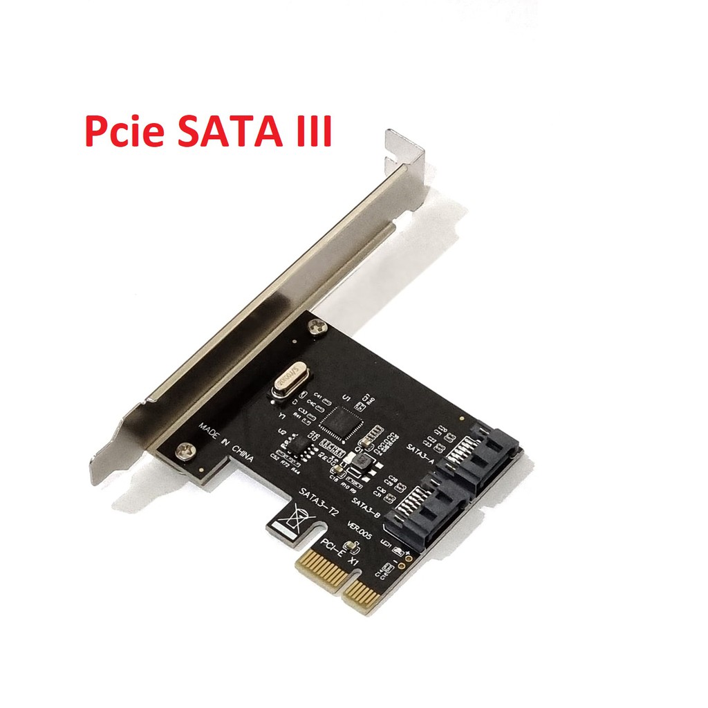 Jual PCIE SATA 2 Port Internal SATA3 High Speed PCIE x1 PCI Express ...