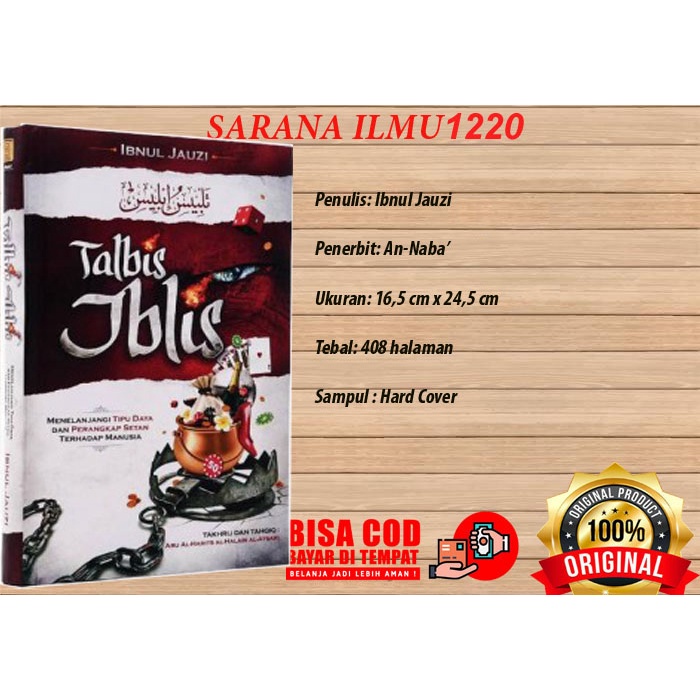 Jual TALBIS IBLIS Menelanjangi Tipu Daya Dan Perangkap Setan | AN NABA | Shopee Indonesia