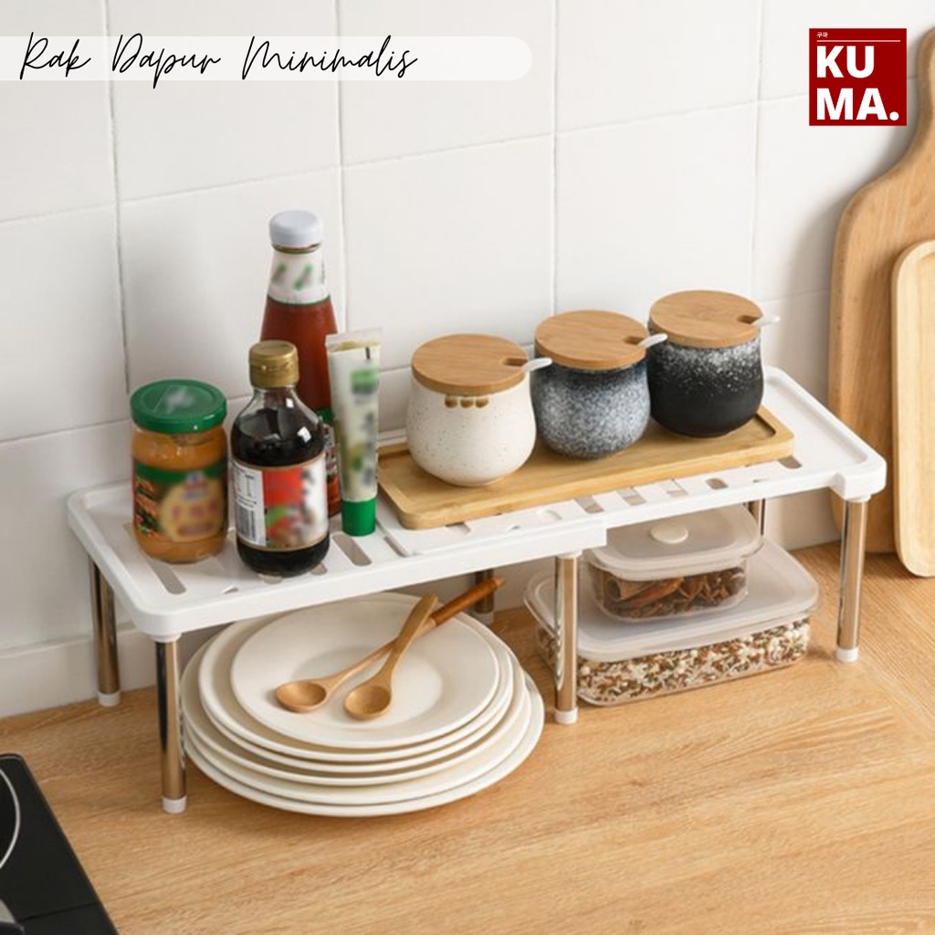 Jual KUMA Arata Rak Dapur Serbaguna Minimalis Rak Lemari Dapur Plastik ...