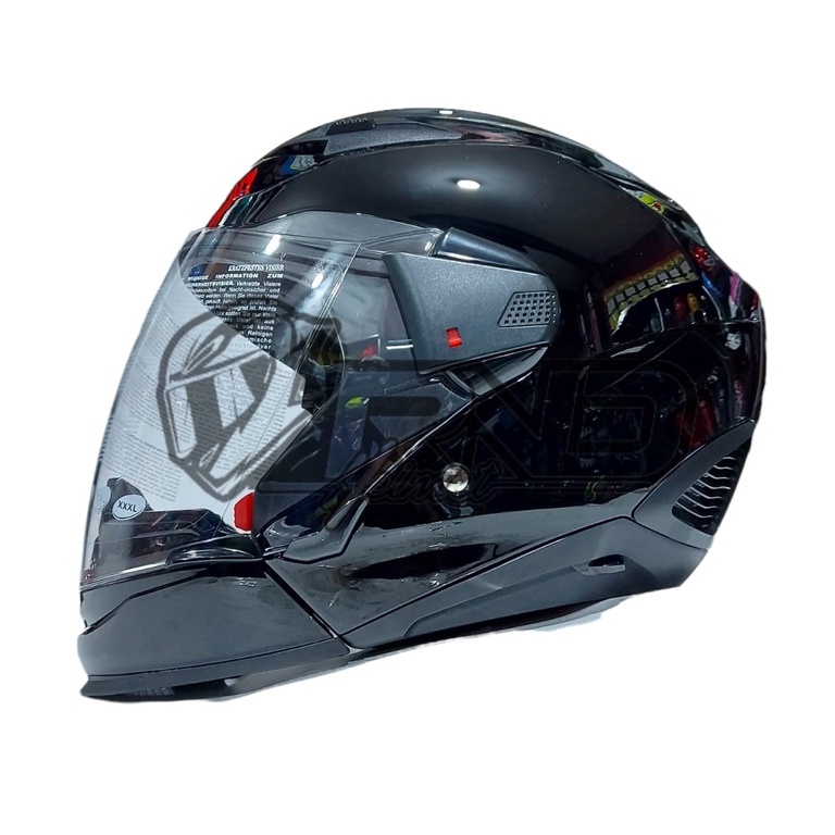 Jual Helm Zeus 611C Hitam Glossy Half Face Full Face | Shopee Indonesia