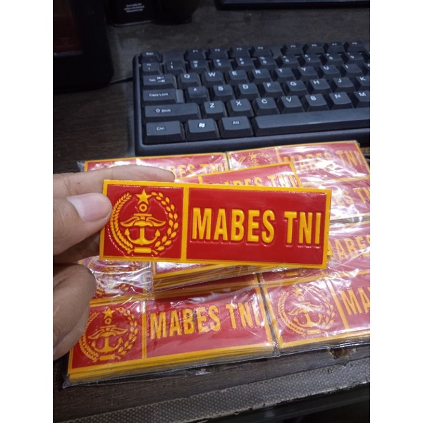 Jual Sticker Tempelan Plat Motor / Mobil Logo Mabes TNI | Shopee Indonesia
