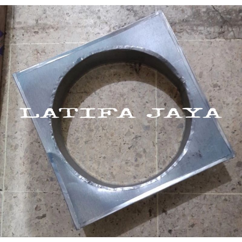 Jual sok cerobong 8 inchi/konektor flexible cerobong ac. sok lempeng ...